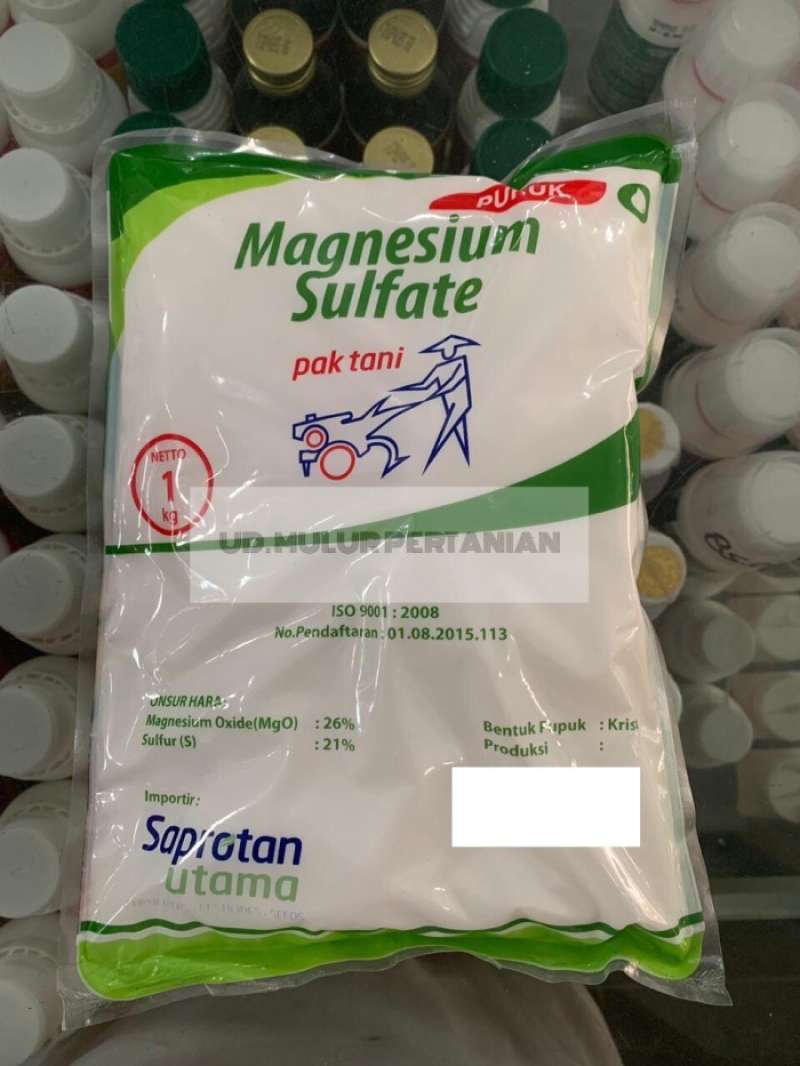 Jual Pupuk Daun Buah MAGNESIUM SULFATE Pak Tani 1Kg di Seller UD PANEN ...