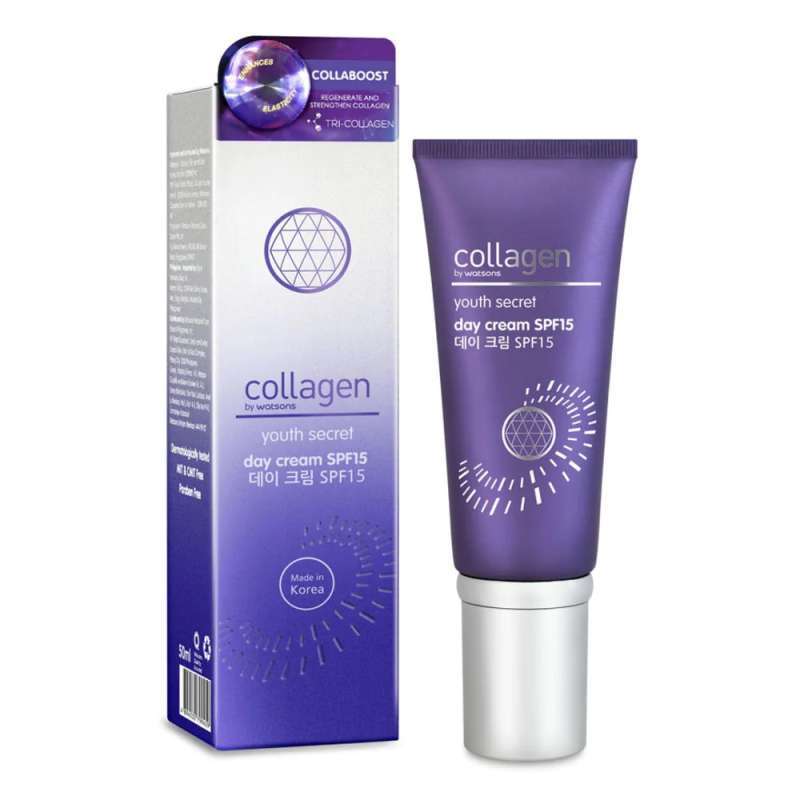 Promo Collagen By Watsons Youth Secret Day Cream Spf 15 35ml Diskon 48% ...