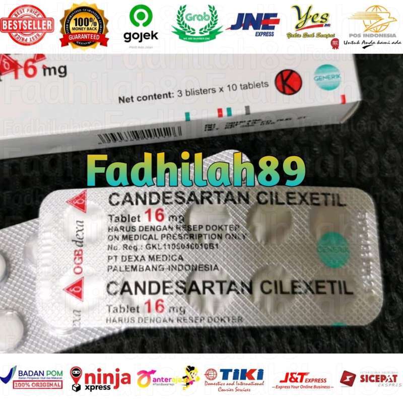 Jual Candesartan 16 Mg Dexa.ogb Box Original (30 Tablet) Obat ...
