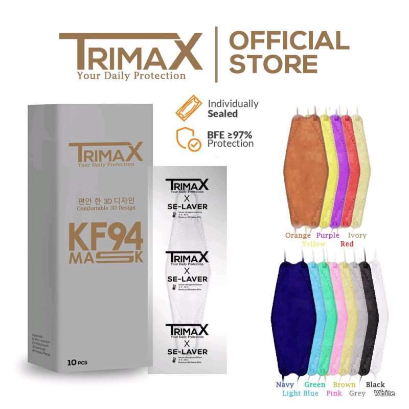 Jual MASKER KF94 PREMIER TRIMAX EVO KOREA PREMIUM ORIGINAL MASK ...