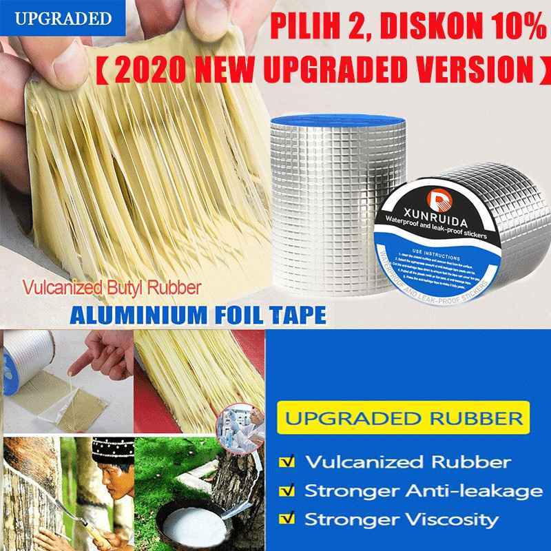 Jual Waterproof Tape Roof Lakban Alumunium Foil,Pipe Tape Waterproof ...
