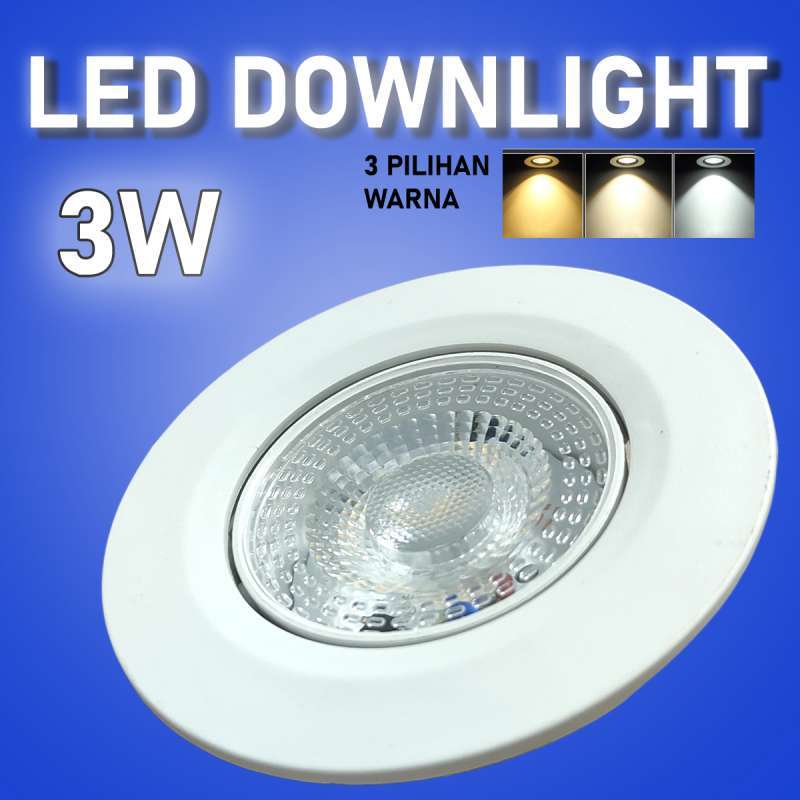 Jual Downlight Spotlight Led/spotlight Cob 3 Watt Putih/natural/kuning ...