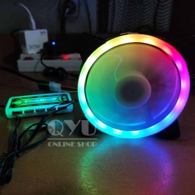 Jual Fan Casing 12cm RGB 6 pin - Fan Case RGB - Fan RGB di Seller Meena ...