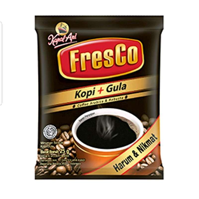 Jual FresCo Kapal Api Gula Kopi [25 g/ 10 renteng x 20 pcs] di Seller ...