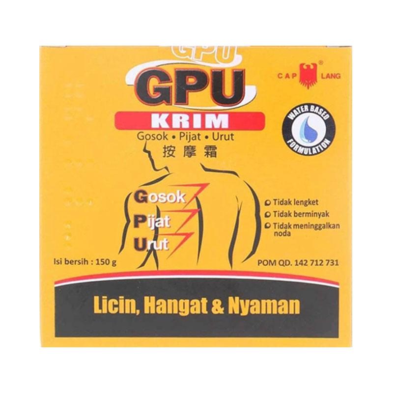 Promo Cap Lang Gpu Cream [150 G] Diskon 8% Di Seller Apotek Asri ...