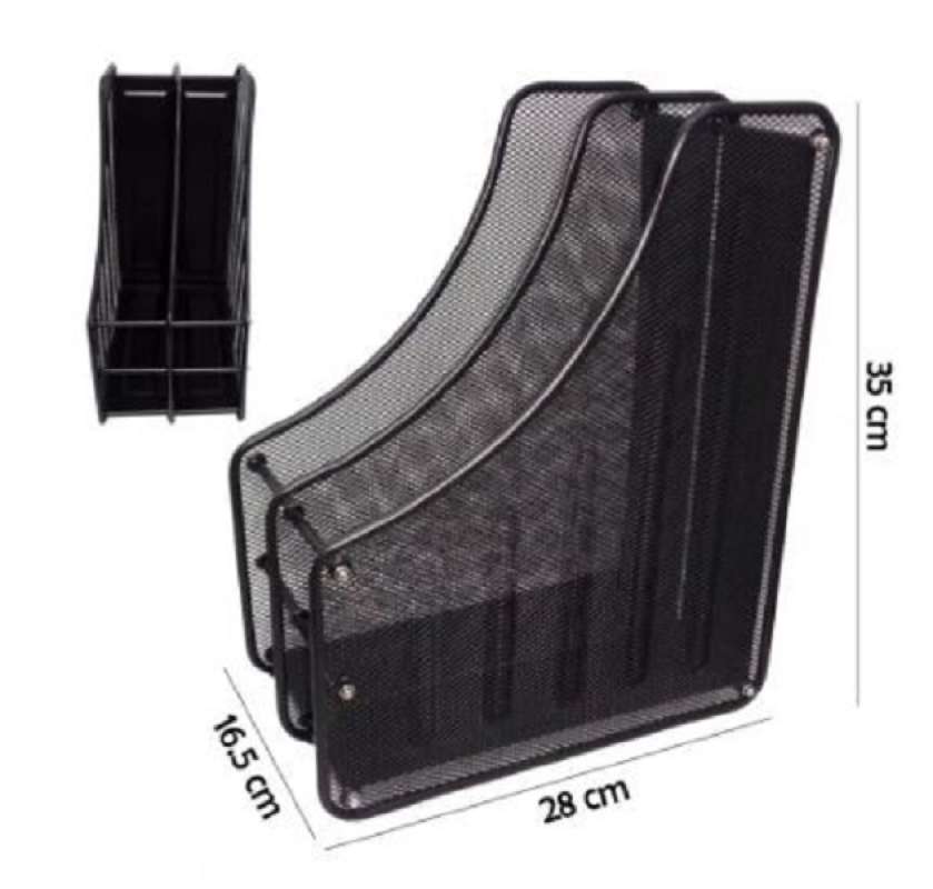 Jual BOX FILE / BOXFILE BESI JARING 2 TIER SEKAT HITAM / MAGAZINE BOX ...