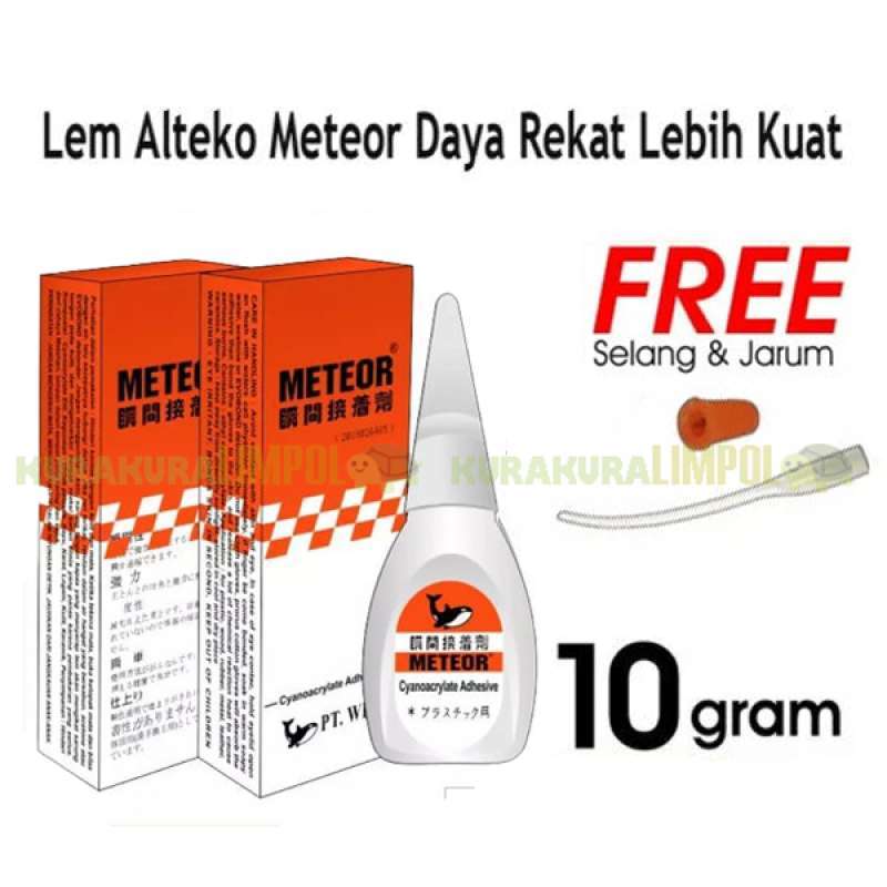Jual Lem Cair Alteko Lem Alteco Korea Meteor 10 G Super Glue Lem Setan ...