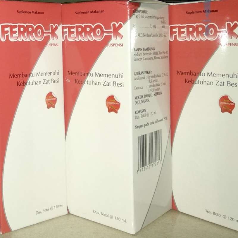 Jual Ferro-K Syrup 120 mL di Seller Estoria shop - Kota Jakarta Utara ...