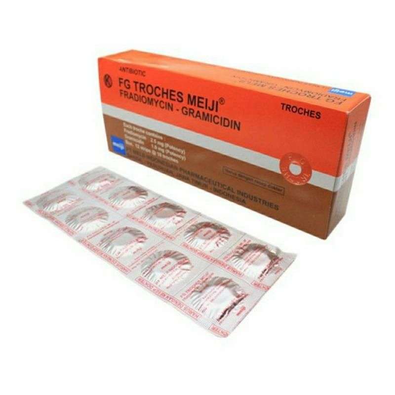 Jual Original fg troches meiji [ 1 strip@10 tablet ] di Seller Apt ...