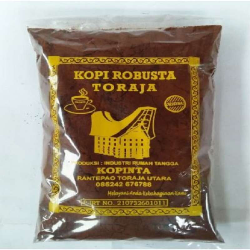 Jual Kopi Robusta Halal Toraja Kopinta Bubuk 100 Gram di Seller ...