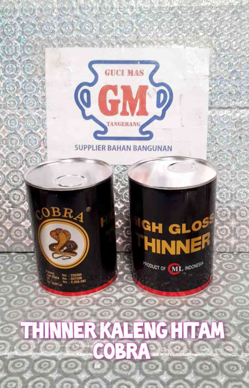 Promo Thinner Kaleng Hitam COBRA \ Thinner COBRA \ Thinner Kaleng COBRA ...