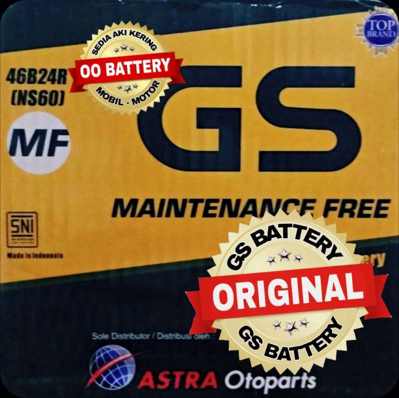 Jual Aki Kering Mobil ORIGINAL GSMF ASTRA NS60 - 45AH di Seller OO ...