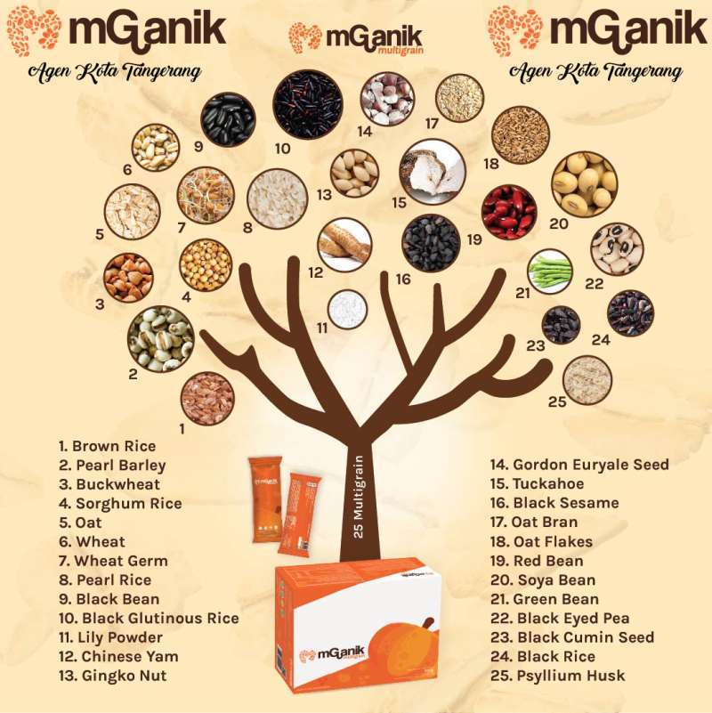 Jual Mganik Multigrain 500gr - Superfood Untuk Diabetes & Gula Di ...