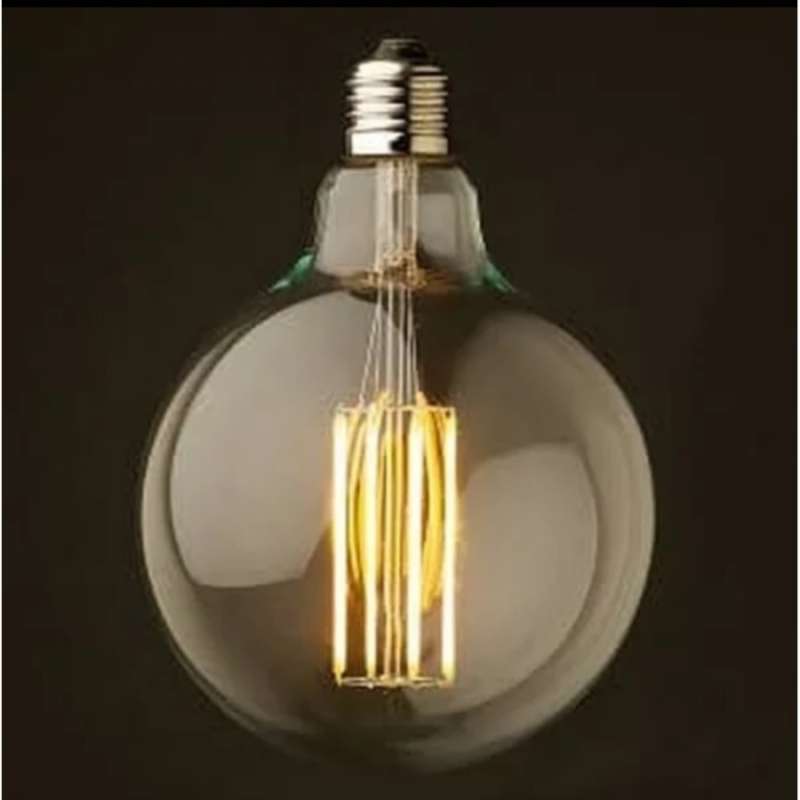Jual Lampu edison fillamen LED tipe G125 bulat 4 watt 4w retro classic ...