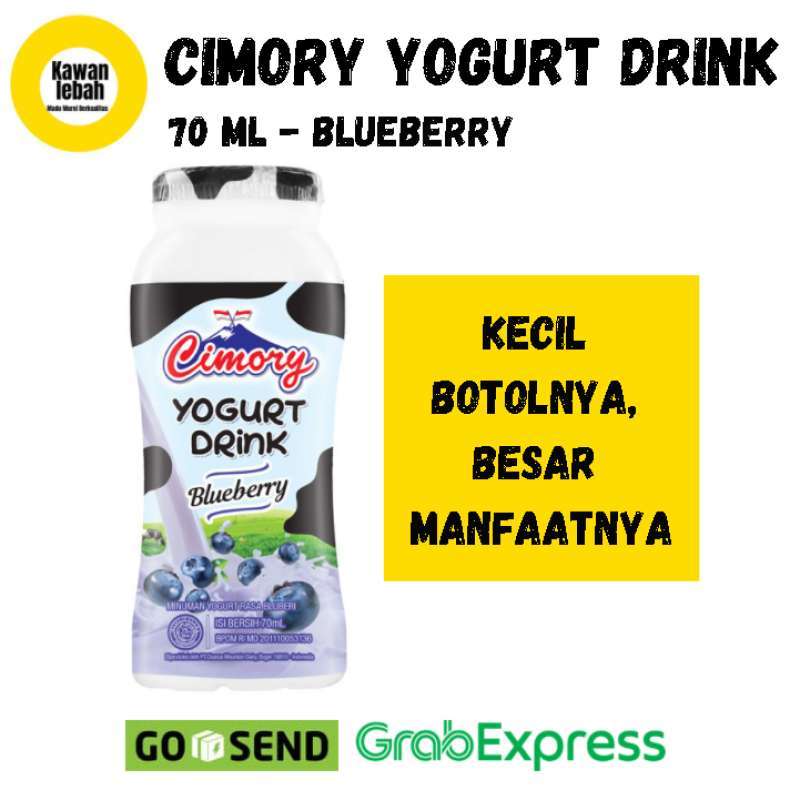 Jual Cimory Yoghurt Drink Yogurt Drink 70 ml BLUEBERRY di Seller ...