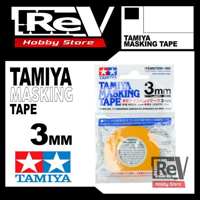 Jual Tamiya Masking Tape 3mm Airbrush Di Seller Revhobbystore - Kapuk ...