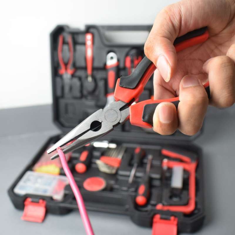 Jual Perkakas Tangan Lengkap Tool Kits Premium Quality Tool Kit Box ...