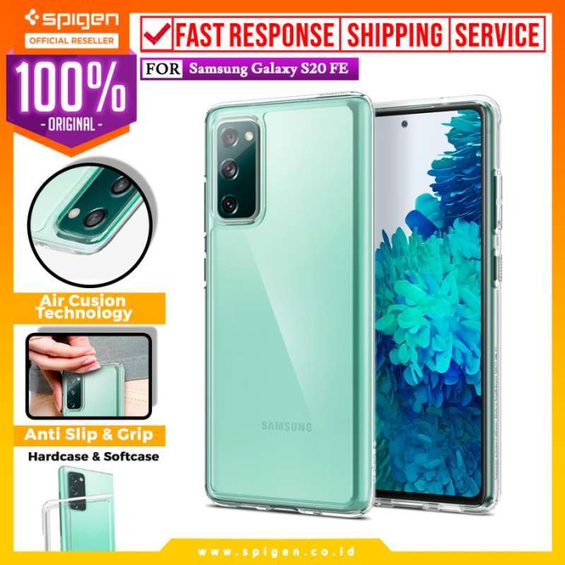 Jual Case Samsung Galaxy S20 Fe Spigen Ultra Hybrid Clear Anti Crack Casing Crystal Clear Di ...