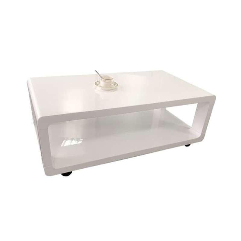 Jual INFORMA-MEJA TAMU-KIMMY COFFEE TABLE RECT WHITE HGLOSS di Seller ...