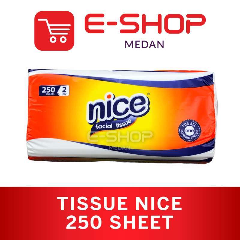 Promo tisu Tissue NICE facial tissue 250 sheets 2ply Diskon 11% di ...