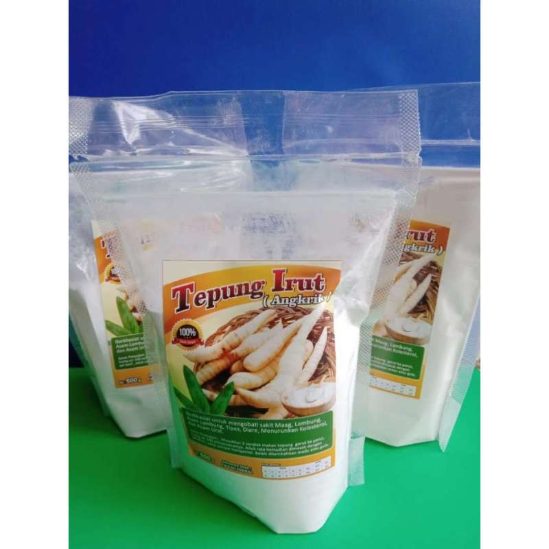 Promo Tepung Garut Asli Pati Irut Obat Asam Lambung 500g Diskon 40% Di ...