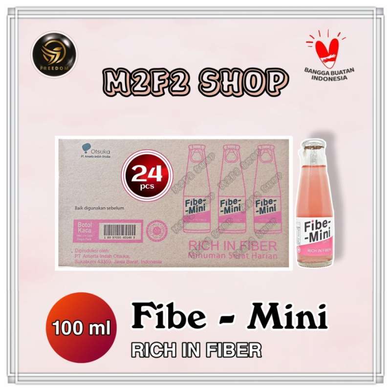 Promo Fibe Mini Rich In Fiber Minuman Berserat - 100 ml (Kemasan Karton ...
