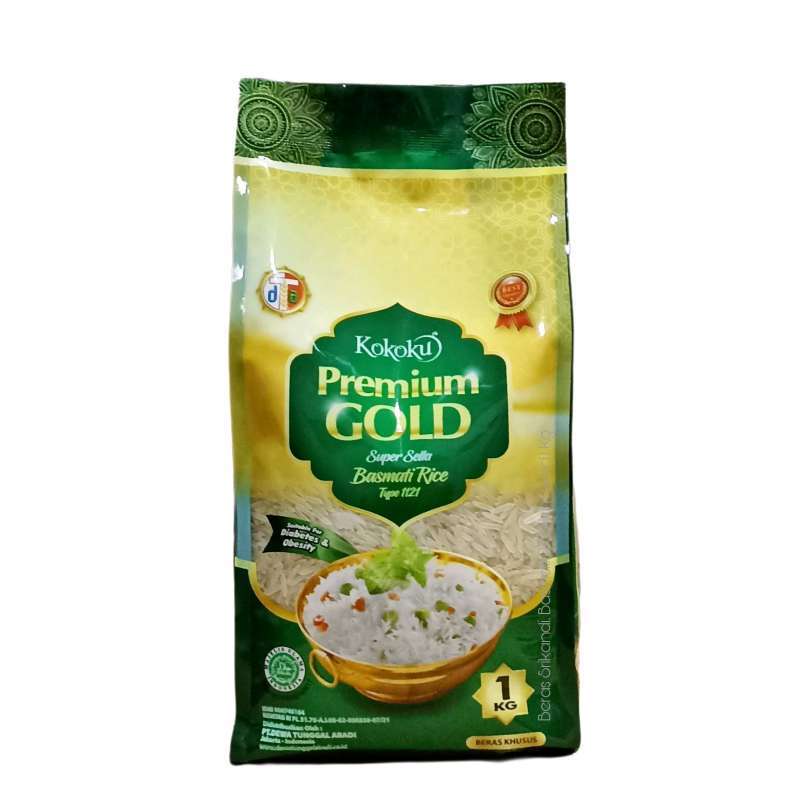 Promo Basmati Premium Gold kemasan 1 kg Diskon 5% di Seller Beras Srikandi - Pasar Manggis-2 ...