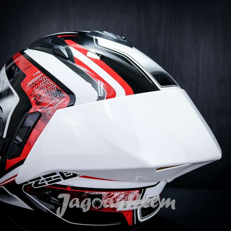 Jual SPOILER 3D HELM ZS613 - ZEUS 613 |BLACK-SMOKE-WHITE-BLACK DOFF| ZS ...