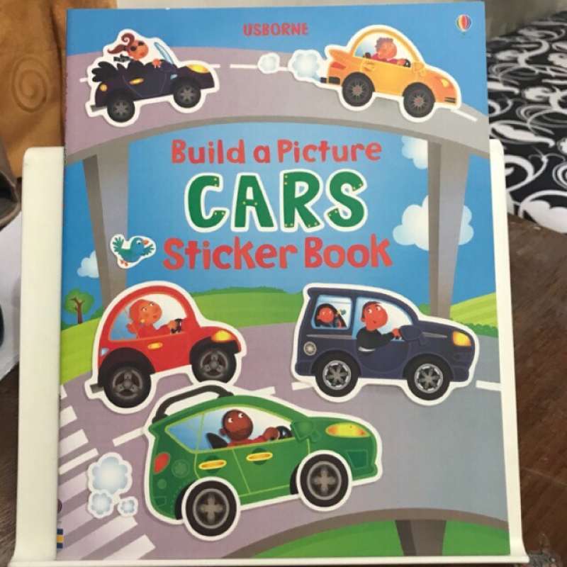Jual Usborne Sticker Book - Build a Picture Cars - Buku Import Imported ...