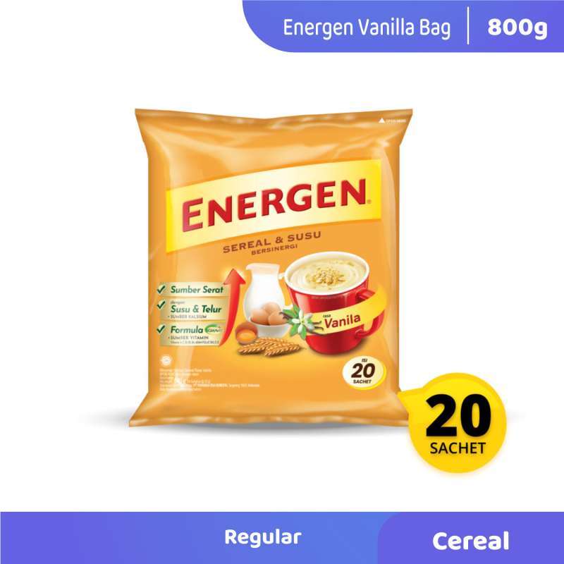 Promo Energen Vanila Bag @32 Gr Diskon 9% Di Seller Mayora Official ...