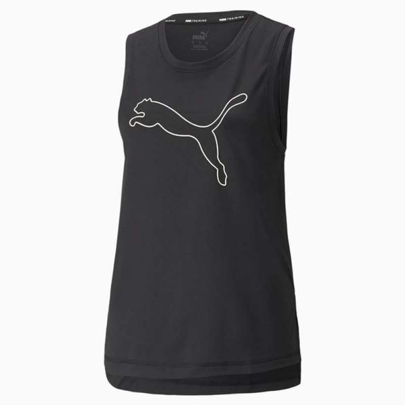 Jual Puma Train Favorite Cat Muscle Tank Puma Black Original - Xl Di ...