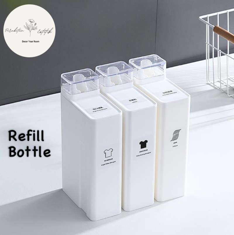 Jual botol laundry liquid deterjen ESTETIK / Botol tempat deterjen di ...