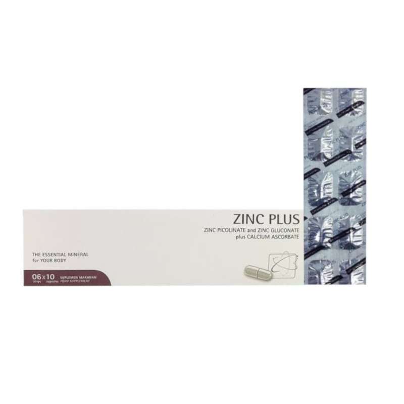 Jual ZINC PLUS 60 KAPSUL di Seller Apotek MOSE - Apotek MOSE Nusa jaya ...