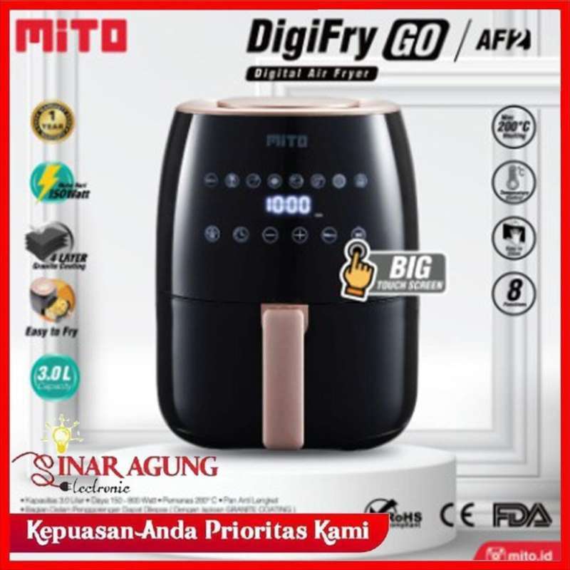 Jual MITO AIRFRYER DIGIFRYER GO NEW TYPE ORI 100% di Seller SUPREME ...