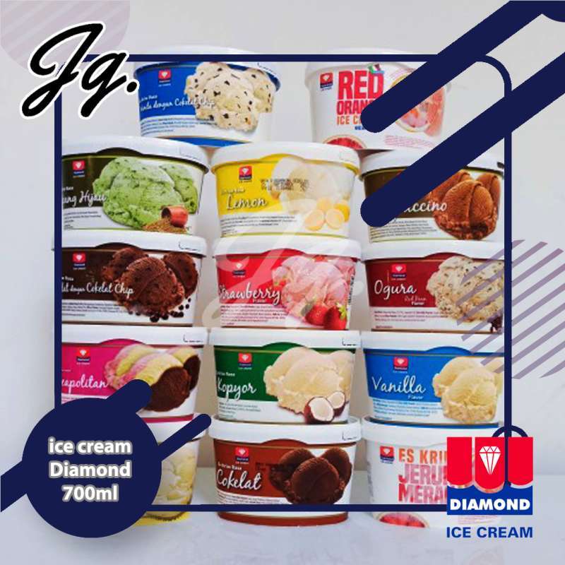 Jual DIAMOND ICE CREAM 700 ML | ES KRIM 700 ML ALL VARIANT - Chocolate ...