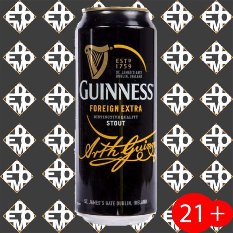 Jual Bir Hitam Guinness Can 500 Ml di Seller DOMEKOM - Duri Kosambi ...