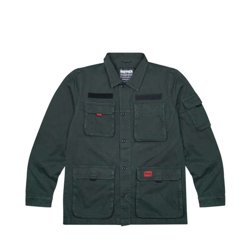Jual Jacket Outdoor Bodypack Garth Long Sleeves Shirt - L Green di ...