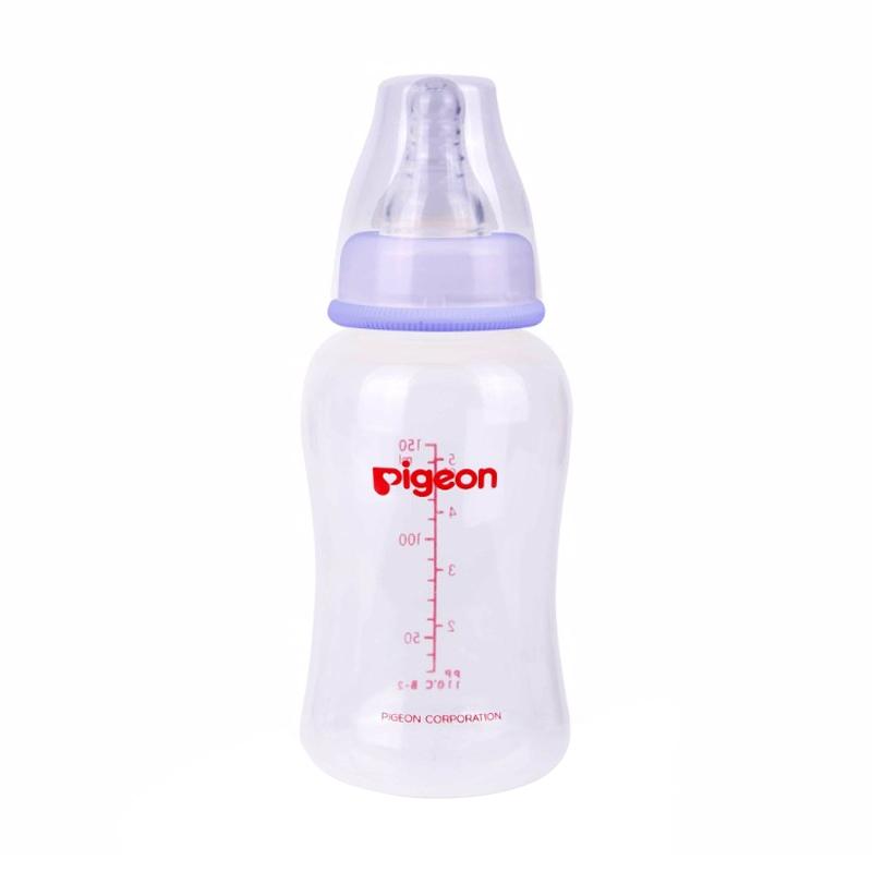 Promo Pigeon PR010806 Streamline PP RP with S-Type Nipple Botol Susu - Clear [150 mL] - Purple ...