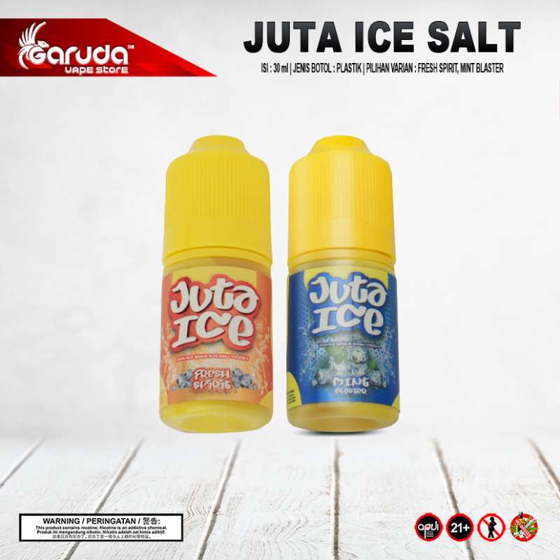 Jual Liquid Saltnic Juta Ice RSR 30ml Bercukai MINT BLASTER di Seller ...