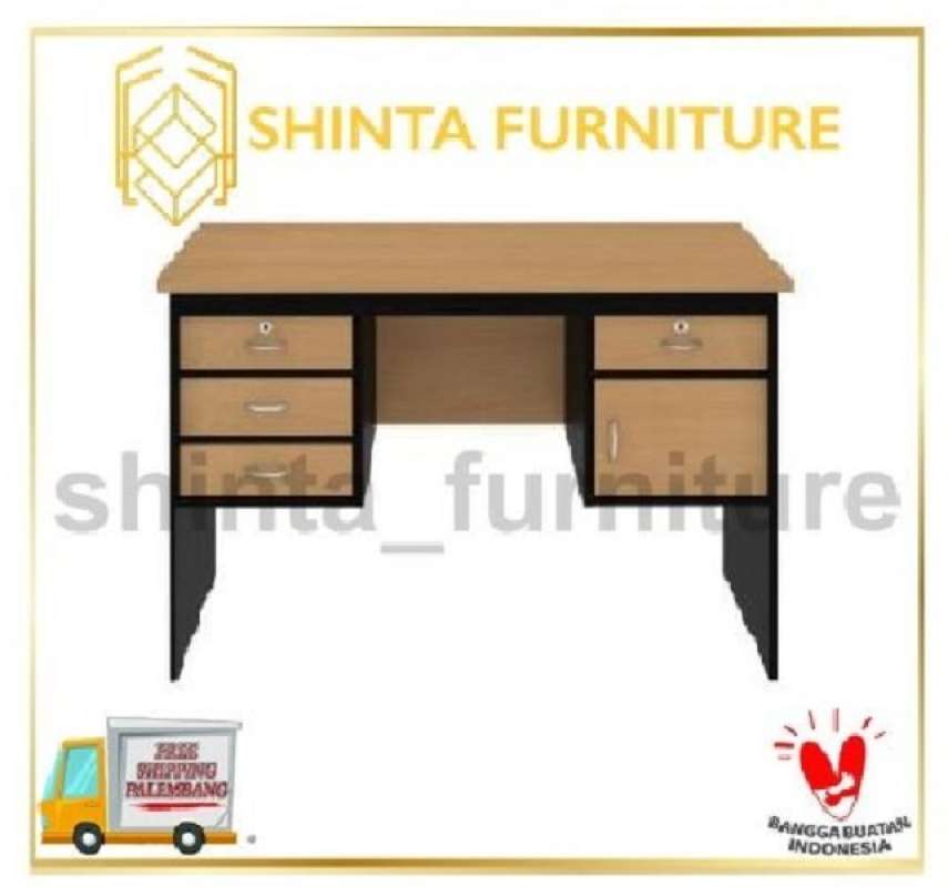 Jual Meja Kerja/ Meja Tulis Kantor 2 Biro Kaki Besi Expo MTM 3002 di ...