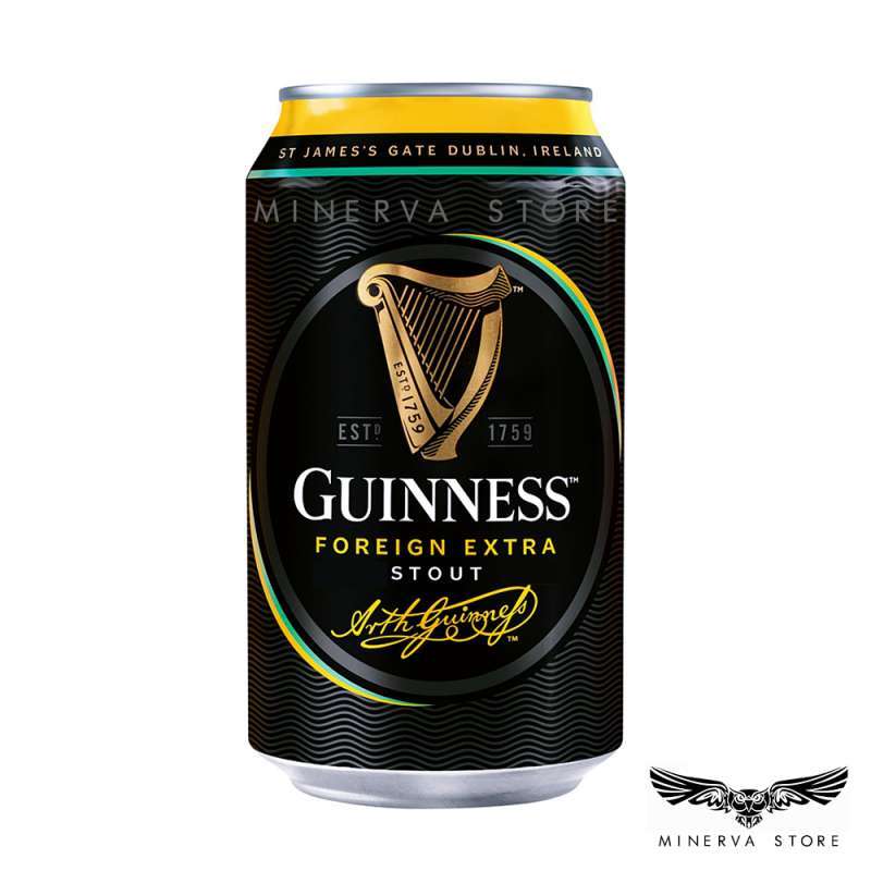 Promo GUINNESS Foreign Extra Stout Bir Hitam Kaleng 320 ml Diskon 18% ...