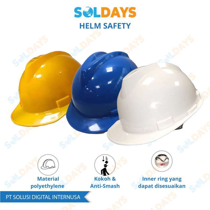 Jual Helm Proyek (include inner ring) / Safety Helmet di Seller SOLDAYS ...