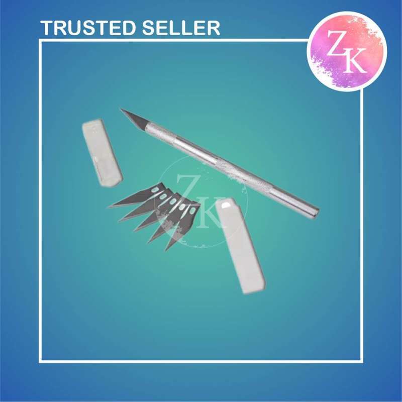 Jual Pen Cutter Cutting Sticker Art Knife Set + Refill Gundam Gunpla Di ...