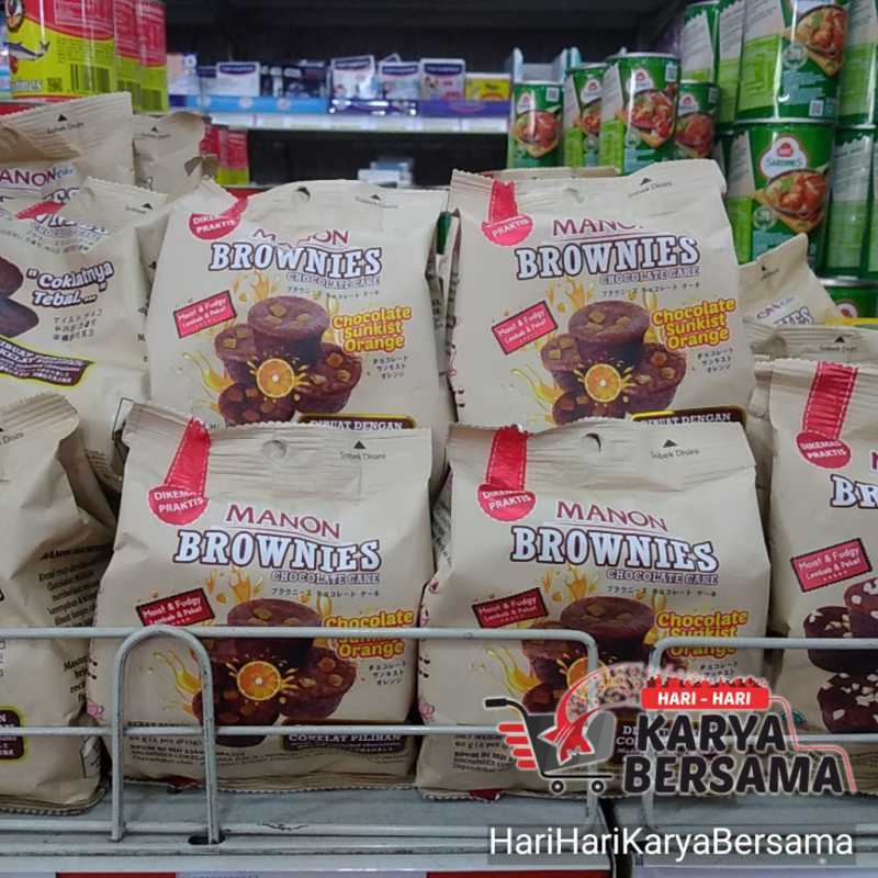 Jual Manon Cake Brownies Chocolate Sunkist Orange 60gr Di Seller ...
