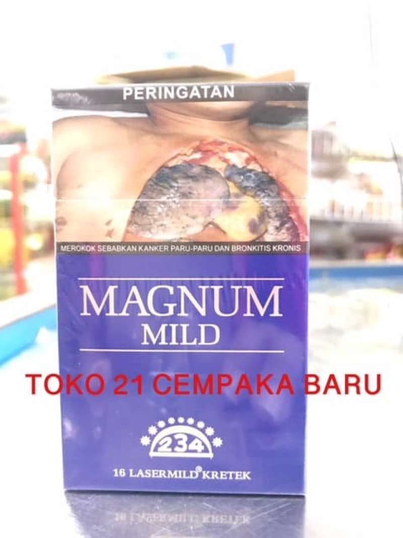 Jual Rokok DJI SAM SOE MAGNUM MILD 16 BATANG | Biru Blue Kretek Samsu ...