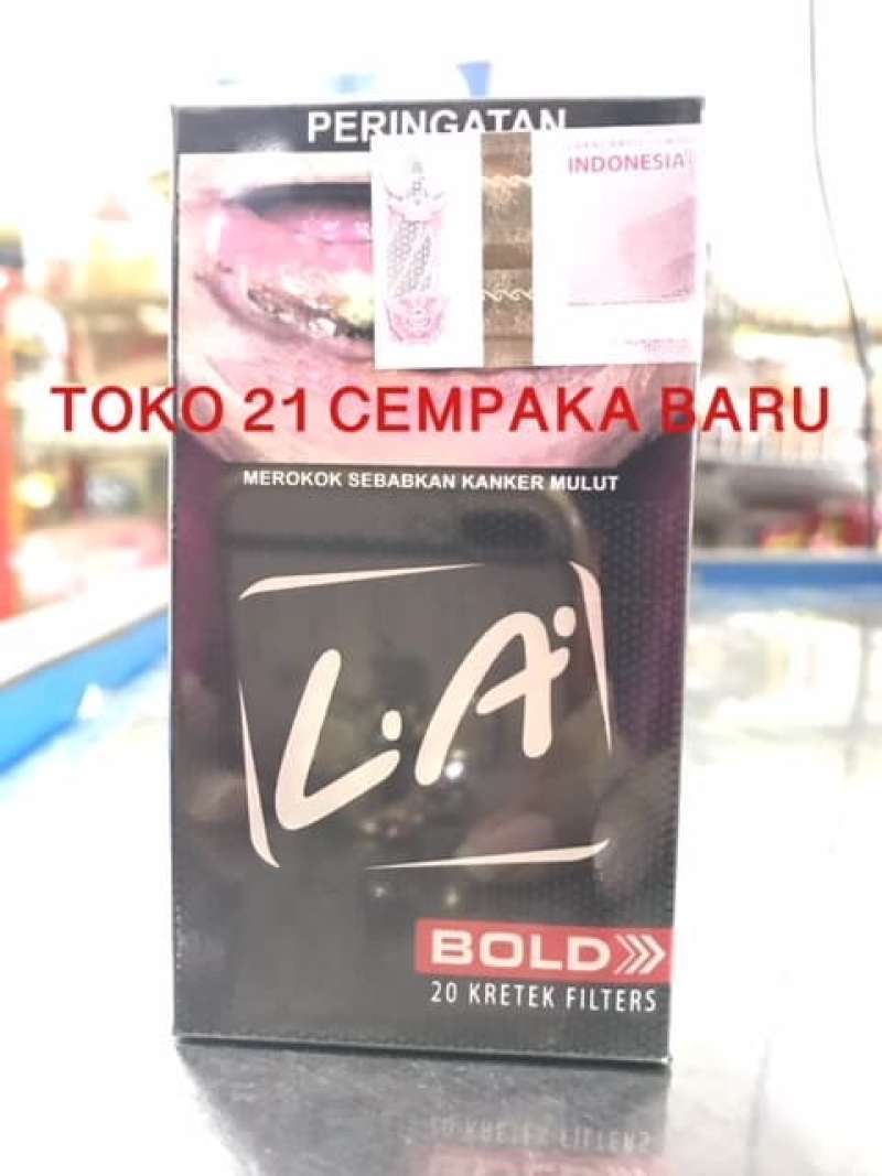 Jual Rokok La Bold 20 Batang | L.a Hitam Black Kretek Filter Rokok ...