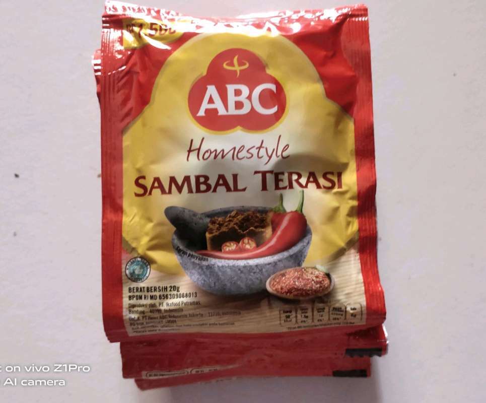 Jual sambel terasi abc saset 1 renceng di Seller Binaganta - Tlajung ...