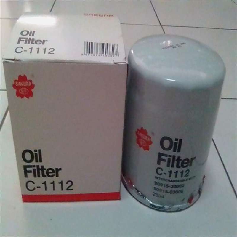 Jual Filter Saringan Oli Toyota Hiace Diesel Sakura C-1112 di Seller ...