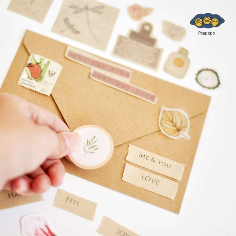 Jual Journaling Kit Amplop Aesthetic DIY A6 Vintage Scrapbook Sticker ...