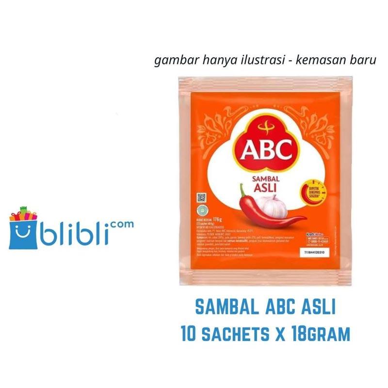 Jual ABC Saus Sambal Asli Sachets 18gram x 10 sachets di Seller Toko ...
